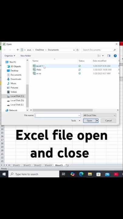 How to Open and Close Excel Files on Desktop | MS Excel Beginner Tutorial in Bangla 2025# ...