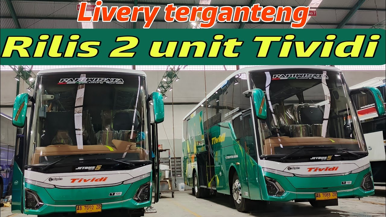 Rilisan TIVIDI jetbus 5 adi putro Livery baru ganteng banget - YouTube