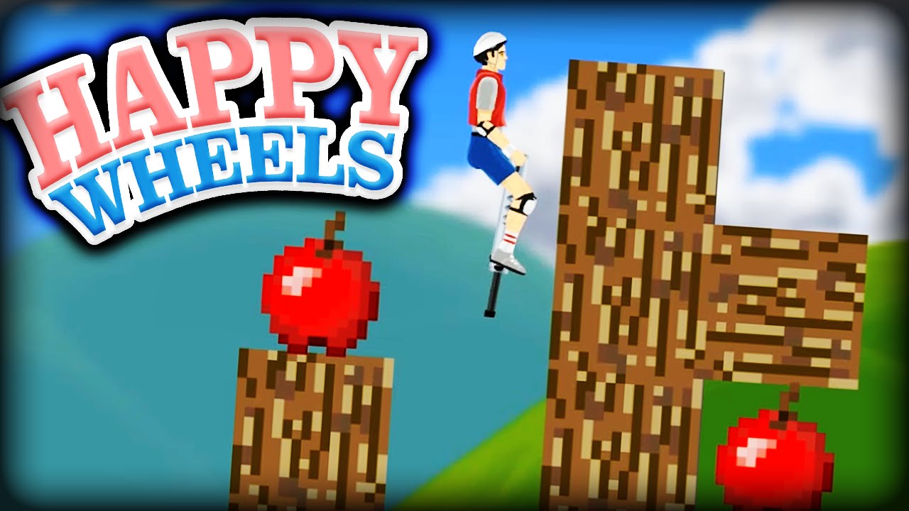 MINECRAFT WHEELS !! | Happy Wheels #121 - YouTube