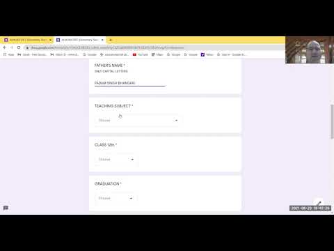How to fill google form - YouTube