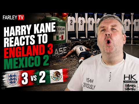 Exclusive! Harry Kane reacts to England beating Mexico 3-2