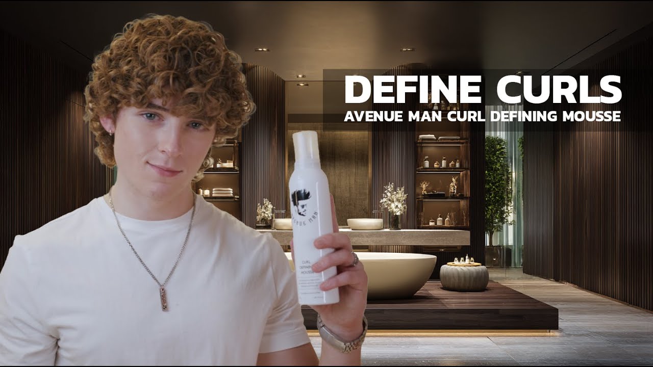 Define Curls - Avenue Man Curl Defining Mousse - YouTube
