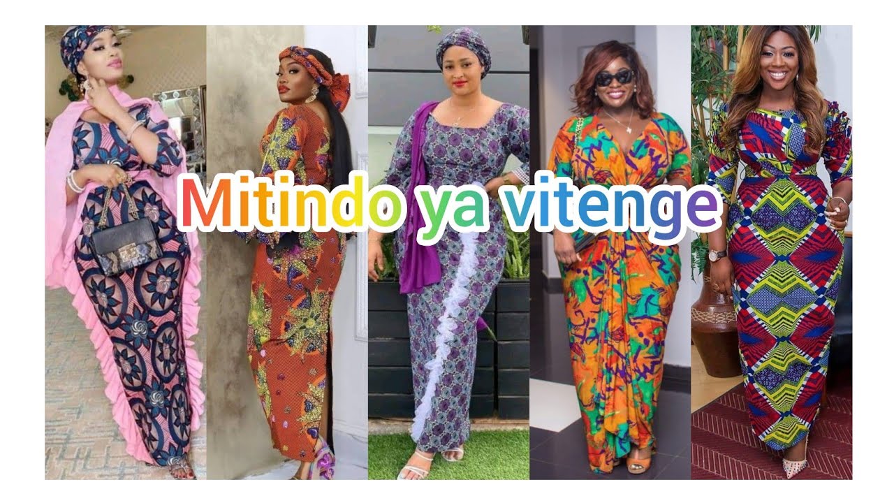 mitindo mipya ya vitenge/mishono ya kisasa ya vitenge 2022 Ankara ...