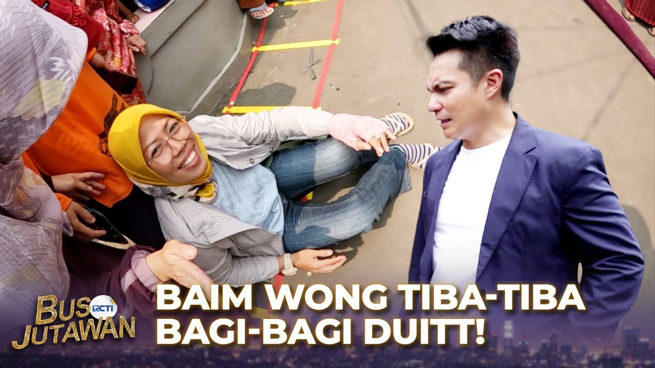 ISTIRAHAT SEBENTAR! Baim Wong Bagi-Bagi Duit Sama Warga | BUS JUTAWAN ...