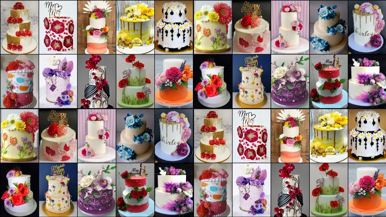 🌹Beautiful Flower Cake Designs 2023/Flower Cake Design/Flower Cake ...