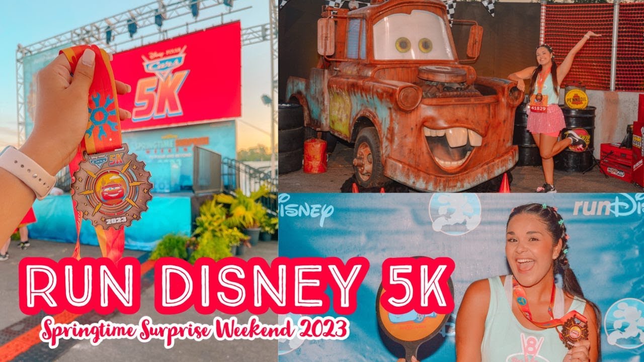 Run a Disney 5K with me! | Springtime Surprise Weekend 2023 - YouTube