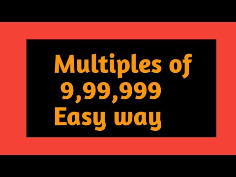 Multiples of 9 | easy | viralvideo | multiplication | maths ...