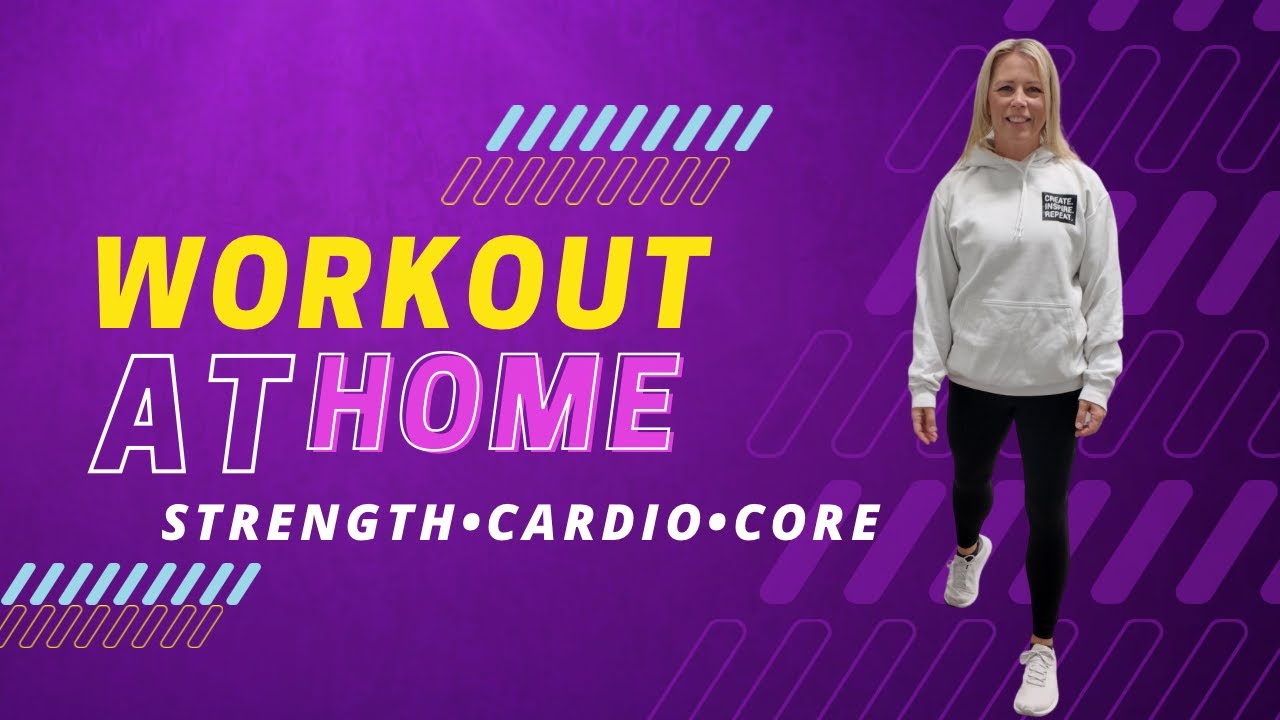 Full Body Workout – No Equipment | Strength, Cardio & Core - YouTube