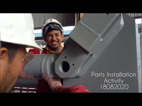 Marine loading arm major overhaul 2020 - Parts installation activity 18 ...