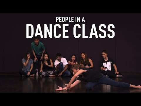 People In A Dance Class