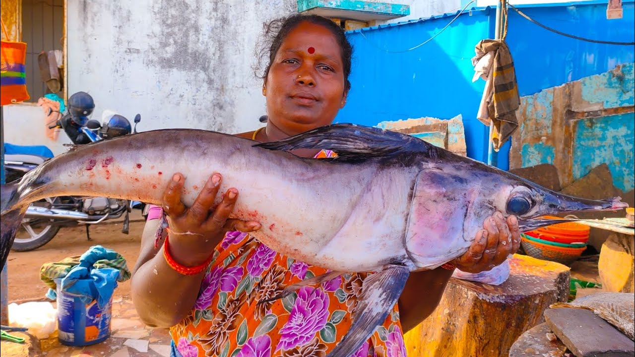 KALA AKKA FISH CUTTING VIDEO || NAGAI FISH MARKET || HARBOUR 🐠🐠🐟💥# ...