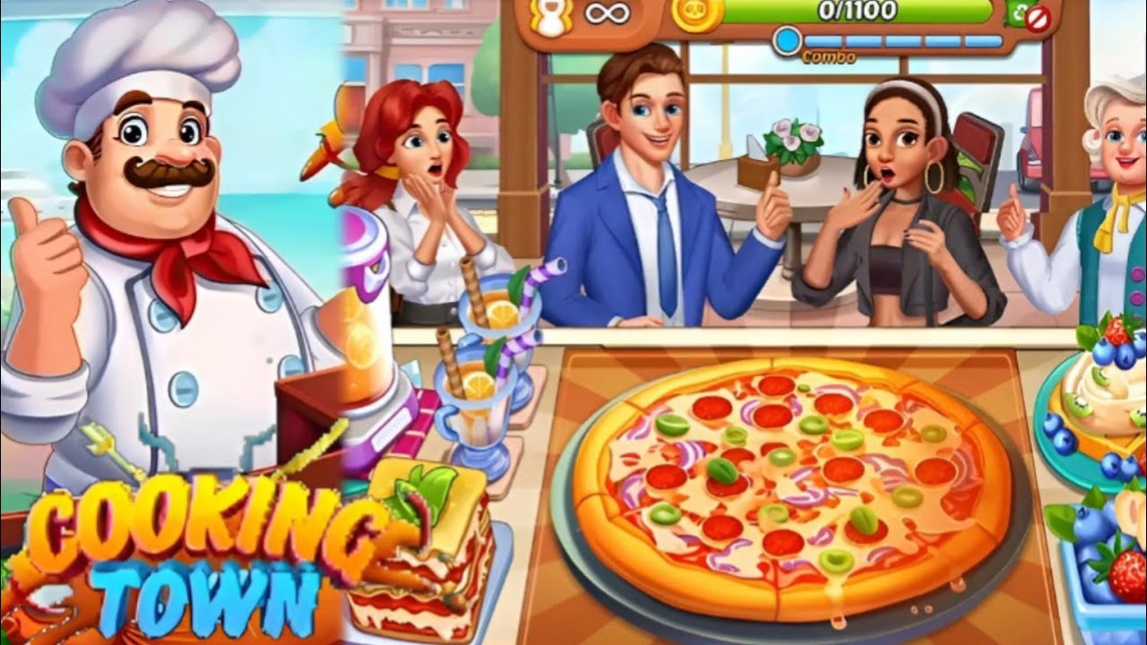 Let's play fun Cooking Games Cooking Town l Fun games l Cooking - YouTube