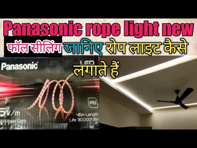 Rope Light Install At Ceiling