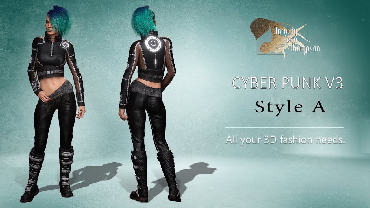 CC3 iClone7 & CC4 iClone8 CyberPunkV3 Style A - YouTube