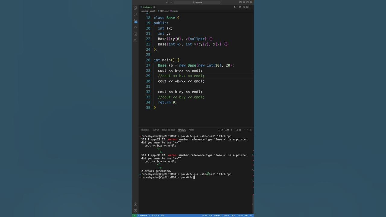 Pointer Dereferencing In C And C Cppprogramming Cplusplus Youtube 