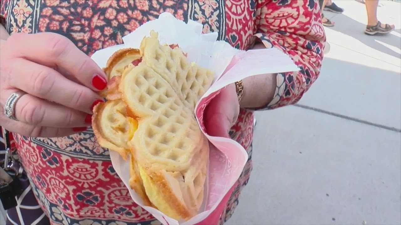 New State Fair Food: Nordic Waffles - YouTube