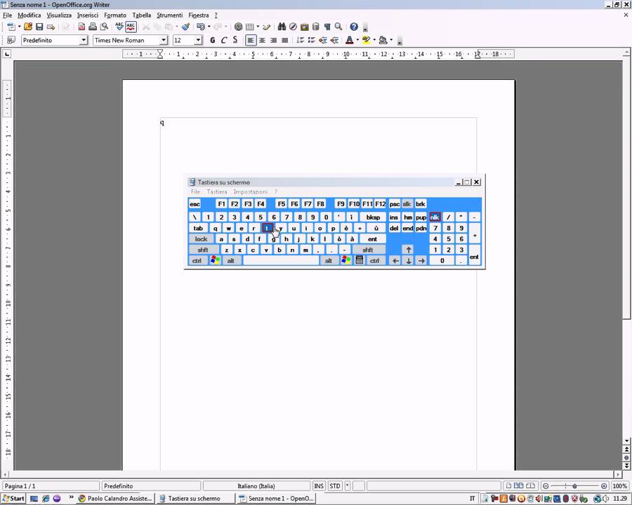 Tastiera Panoramica Tasti Shift Ctrl Alt - YouTube