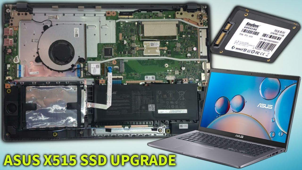 ASUS X515M SSD & RAM Upgrade + Windows Installation | Step-by-Step ...