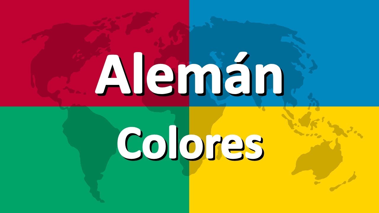 Aprender alemán parte 3 | Colores - YouTube