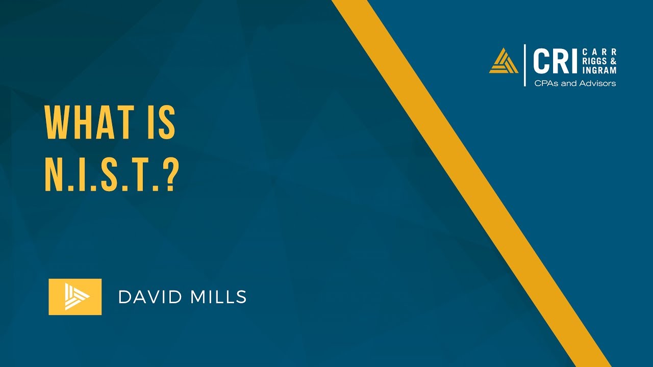 CRI Tech Tips: What is NIST? - YouTube