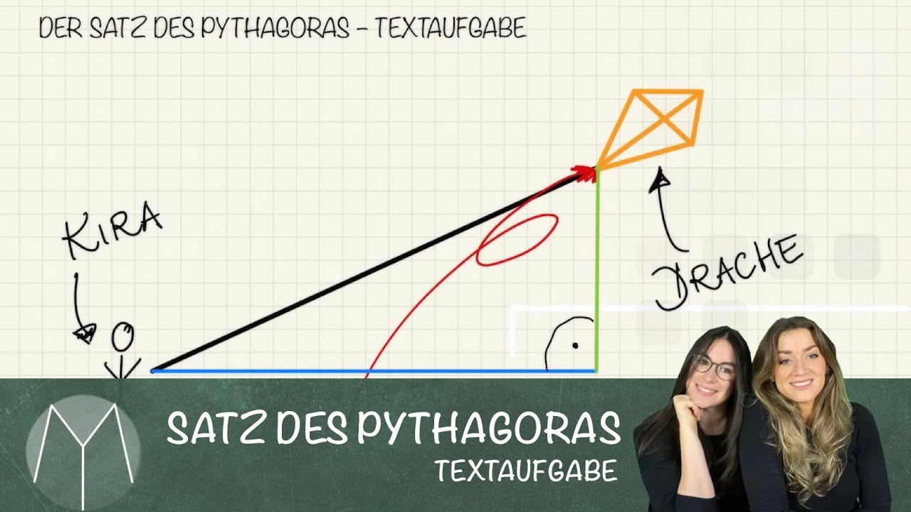 Satz des Pythagoras I Textaufgabe 2 - YouTube