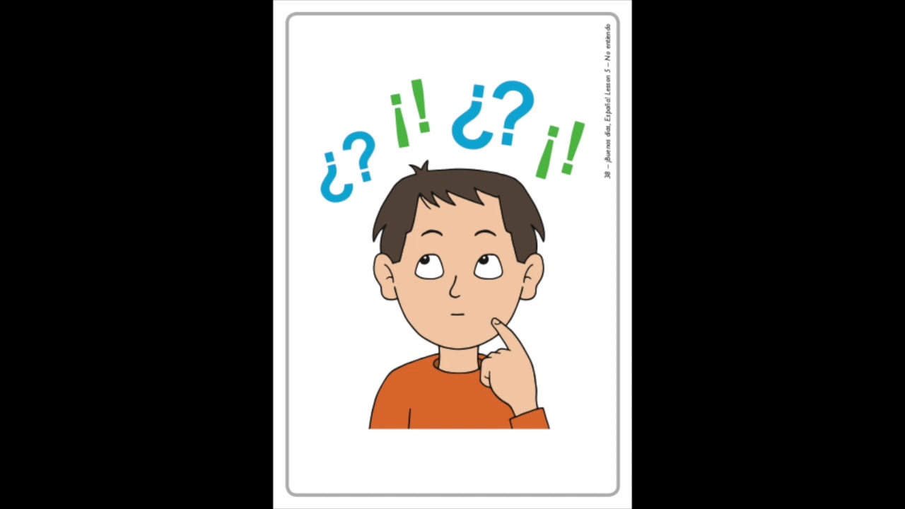 No entiendo, repite por favor - YouTube