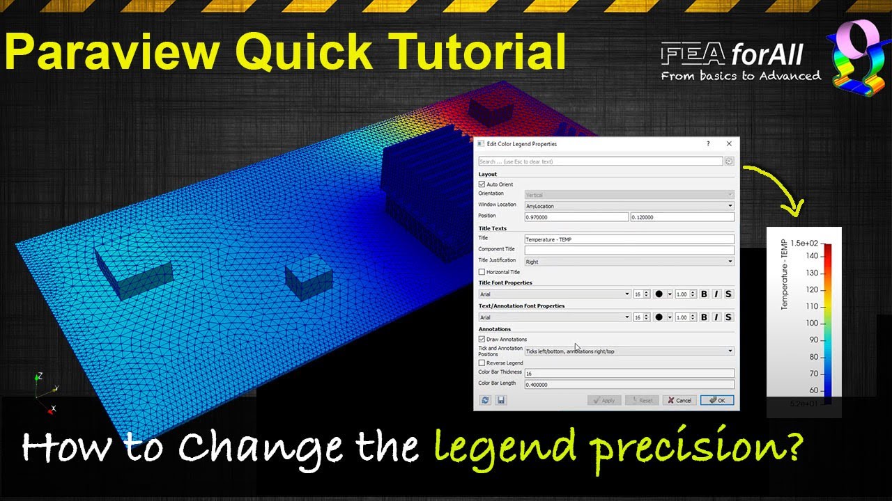 How To Change Legend Precision In Paraview YouTube How To Change Legend Precision In Paraview YouTube