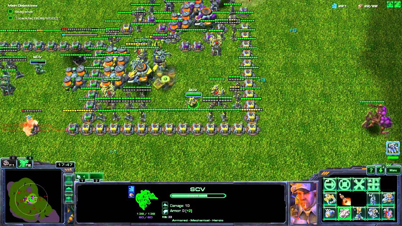 Starcraft 2: The SCV Team (game 2) - YouTube