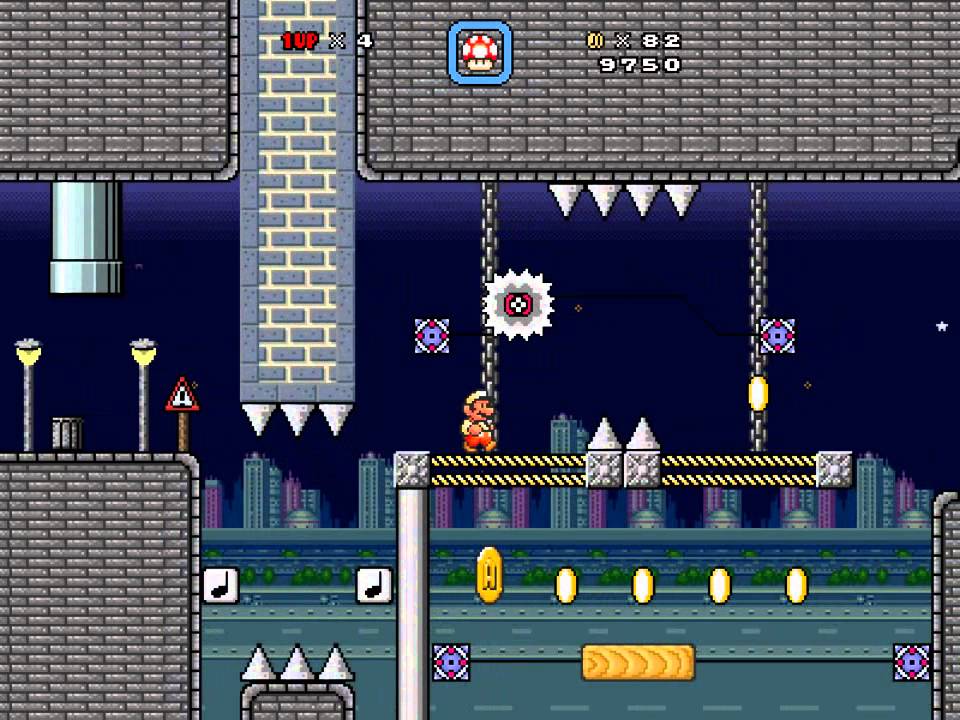 Super Mario Bros. X (SMBX) Custom Level - Chaotic City - YouTube