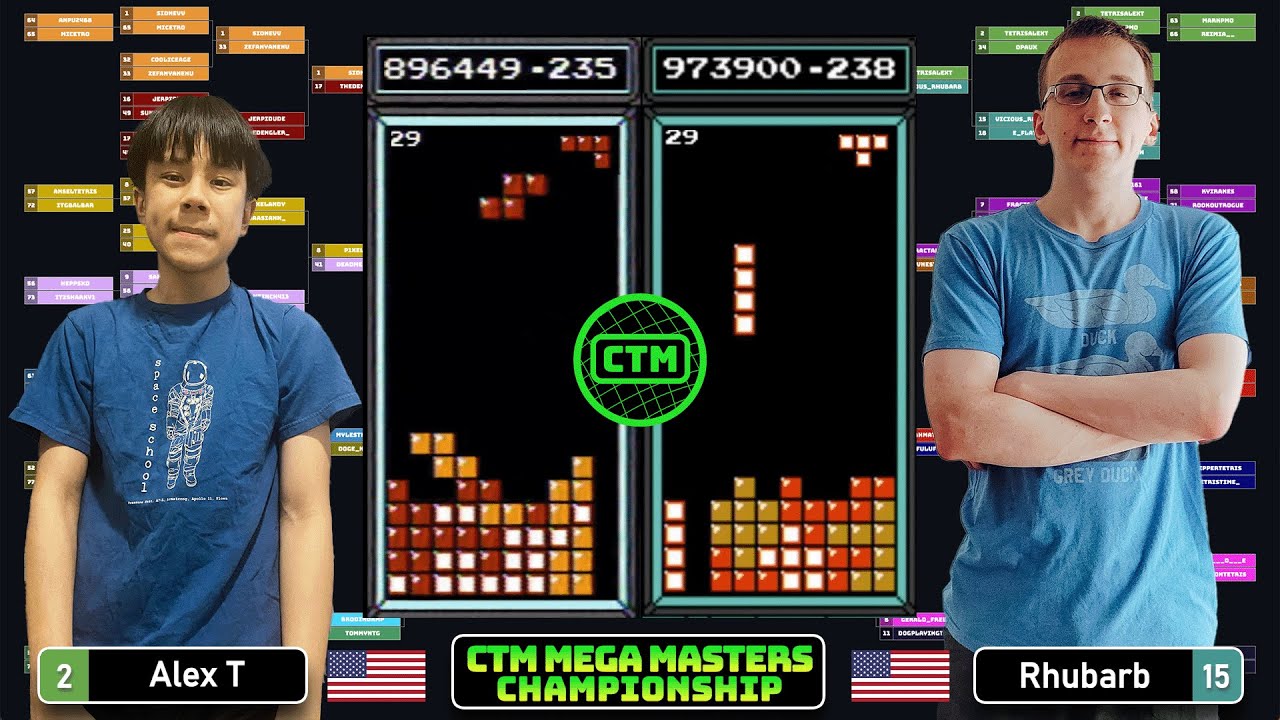 Collision in Top 16! Classic Tetris Mega Masters Championship 2023 ...