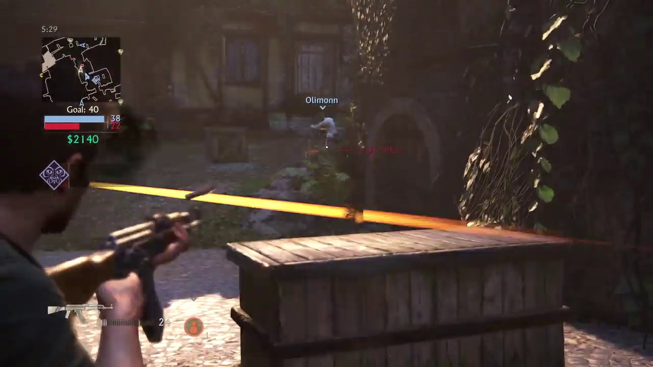 Uncharted 4: A Thief's End multiplayer (team deathmatch) - YouTube