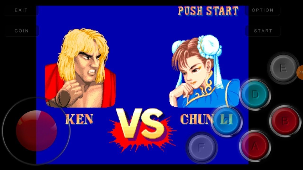 Ken Vs Chun Li Intense Fight Street Fighter 2 Champions Edition ...