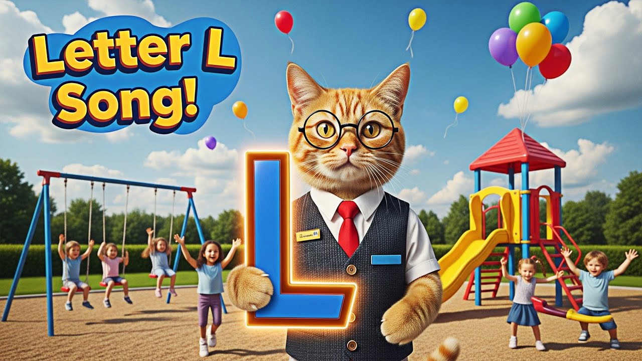 The Letter L Song for Kids | Learn Playground Words with Fun ABC Song ...
