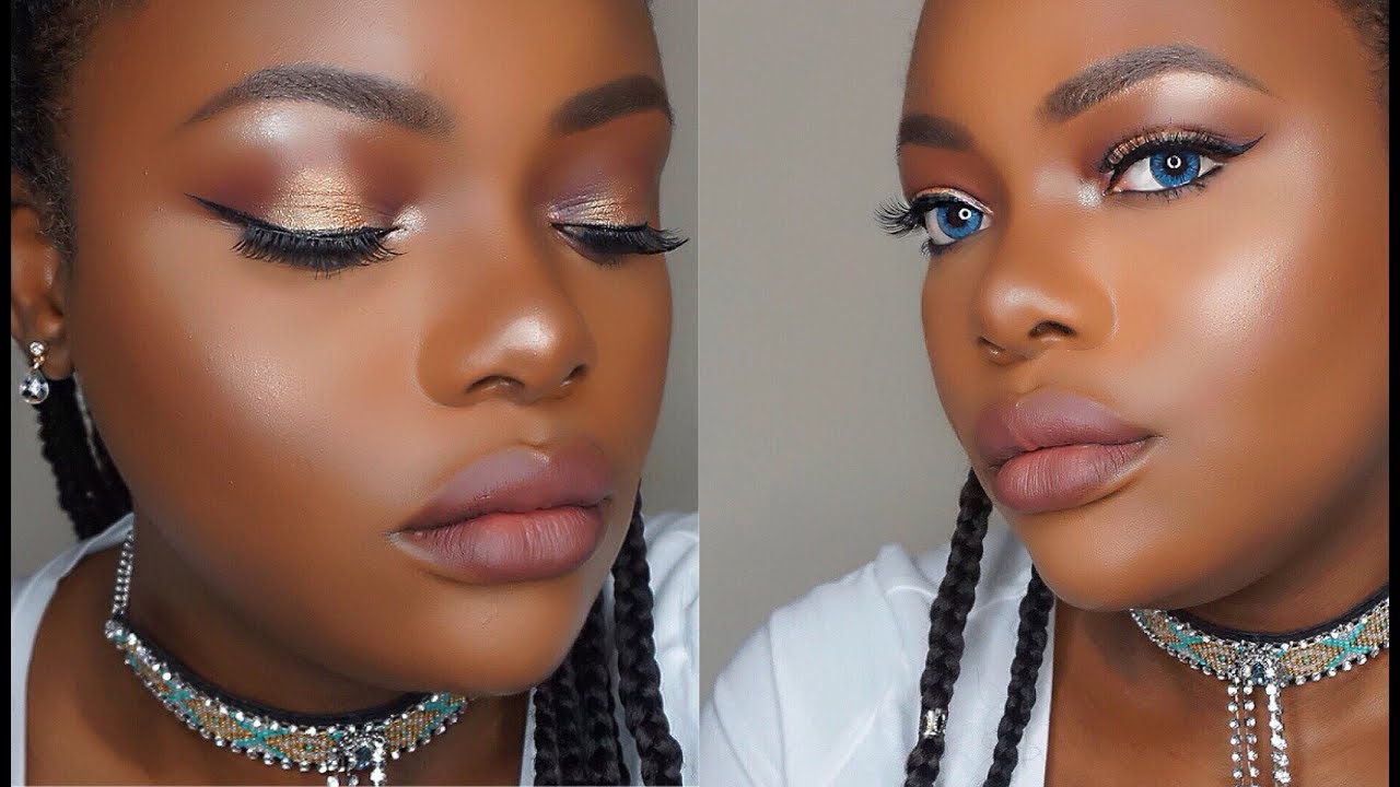 Get Ready With Me / Makeup Tutorial WOC - YouTube