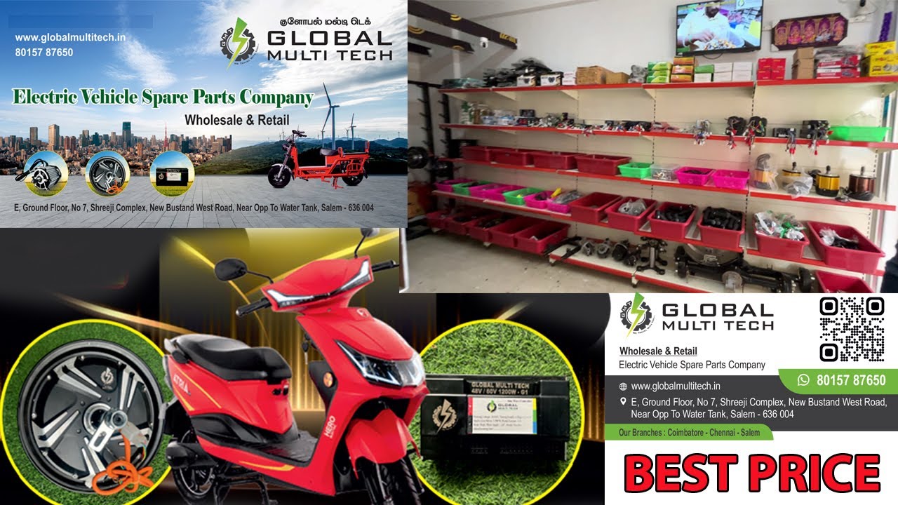 EV SPARE SHOP IN SALEM | HUB MOTOR , CONVERSION KIT, HYBRID KIT ...