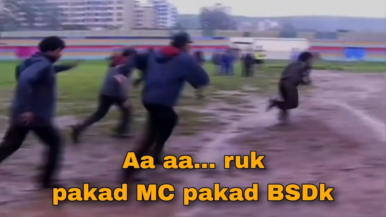 CID chasing 'pakad mc, pakad bsdk' meme template - YouTube