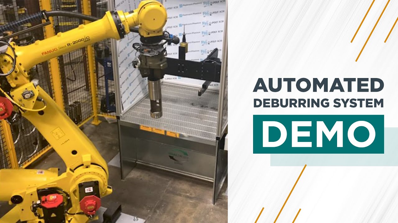 Custom Automated Deburring System Demo! - YouTube