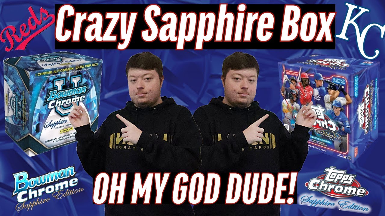 CRAZY SAPPHIRE BOX! 8 Box Multi-Sport Mixer for Eric S - YouTube