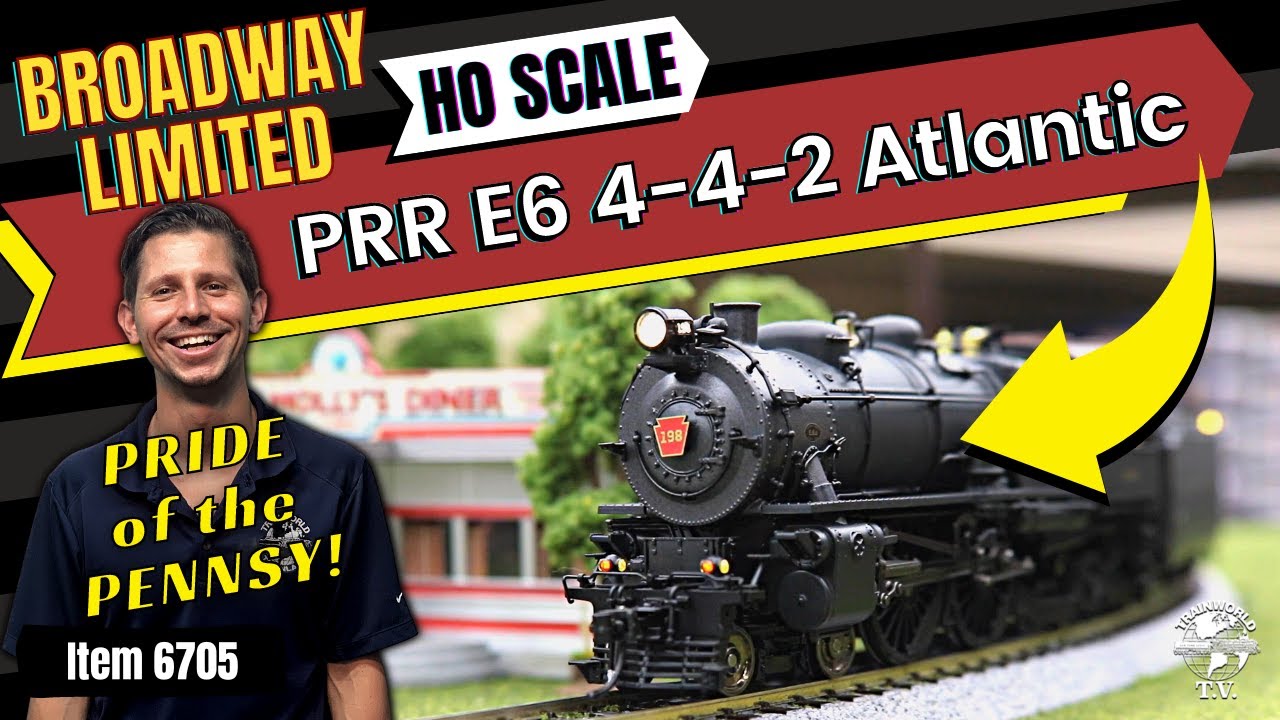 HO Scale Broadway Limited Imports - Pennsylvania E6 PRR 4-4-2 "Atlantic ...