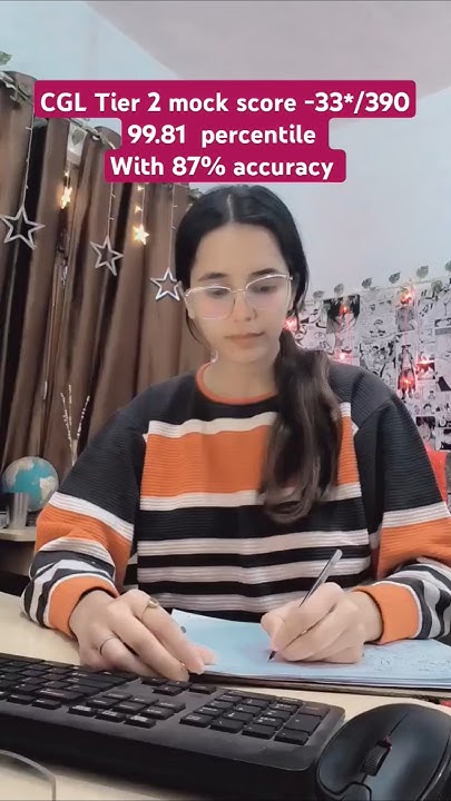 CGL Tier 2 ⏰mock score -33*/390🔥📚 Let's target 99% percentile 🤞 - YouTube