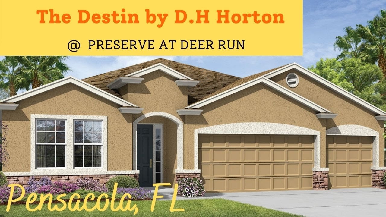 D.H. Horton | The Destin | Preserve at Deer Run | Model Home Tour ...