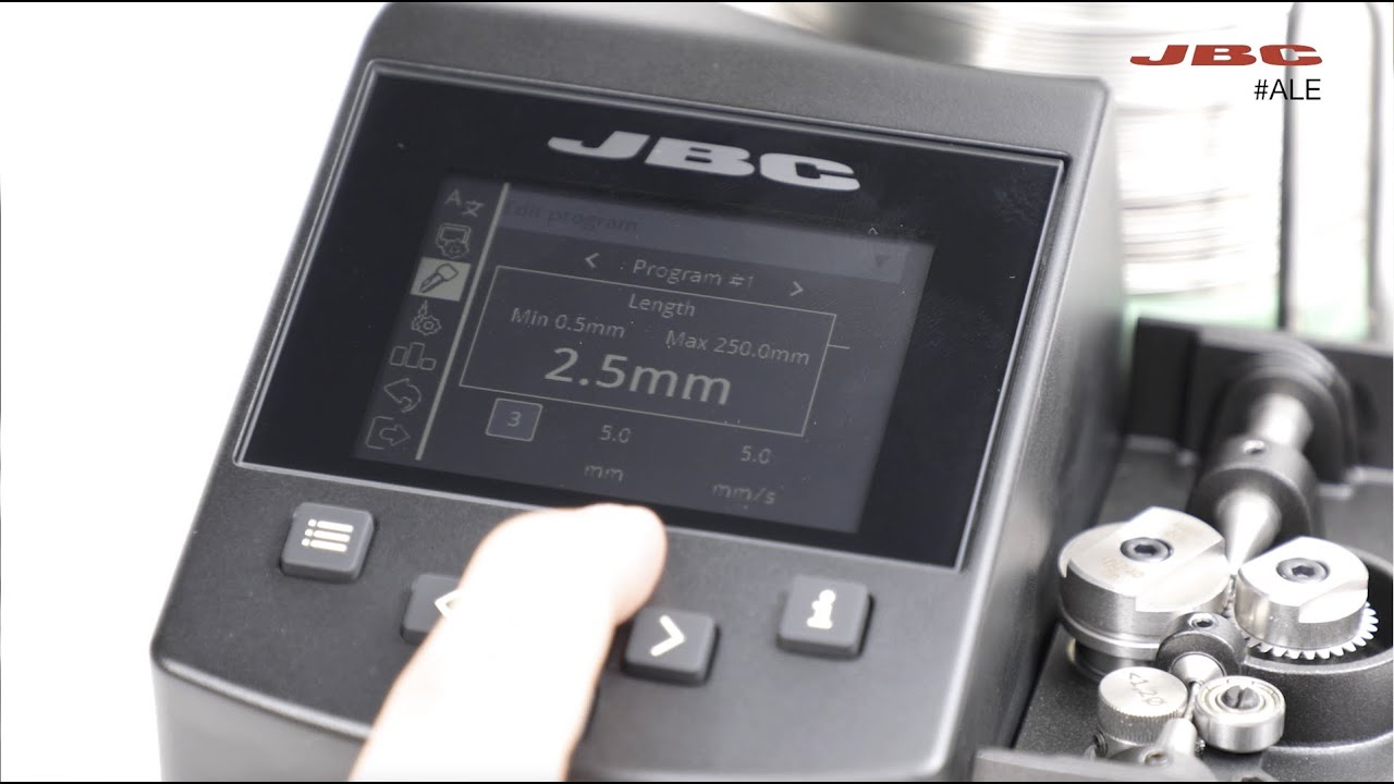 JBC | ALE Automatic-Feed Station: Step #10 Feeder Setting Modes - YouTube