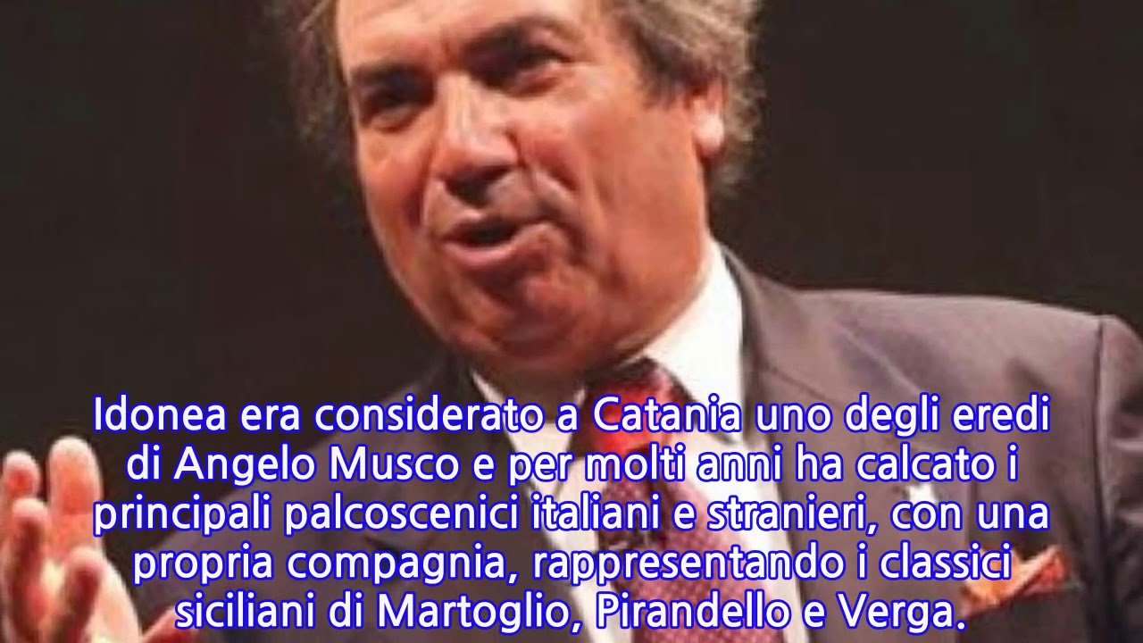 Lutto nel mondo del teatro, è morto l'attore catanese Gilberto Idonea ...