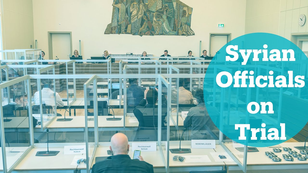 Former Syrian intelligence officials go on trial in Germany - YouTube