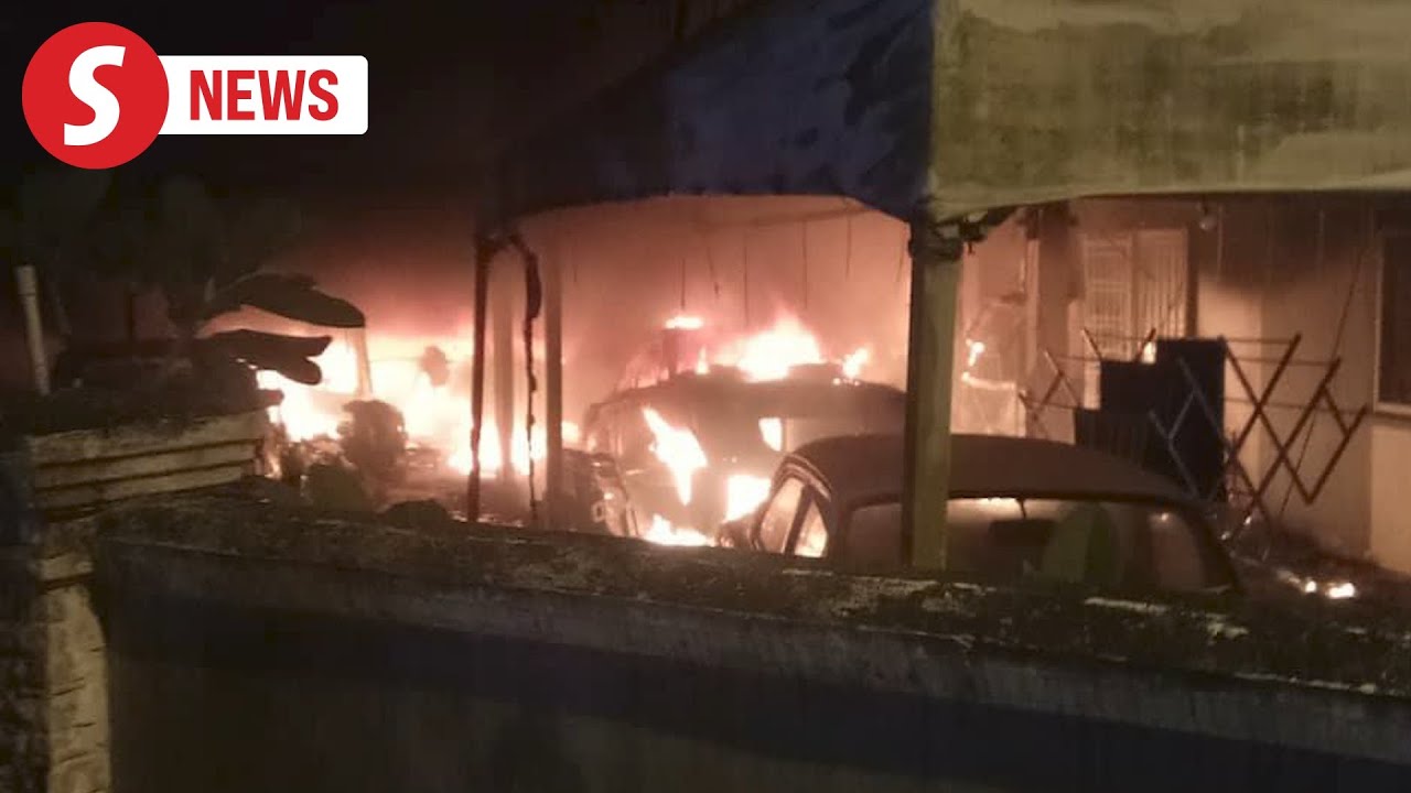 Two arrested in Kulai for allegedly causing house fire with fireworks ...