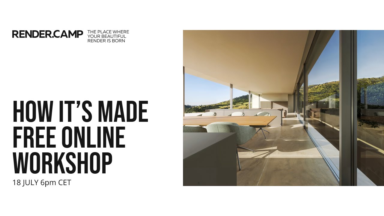 How to Create Stunning Interior Rendering Using VRay | Free Workshop ...