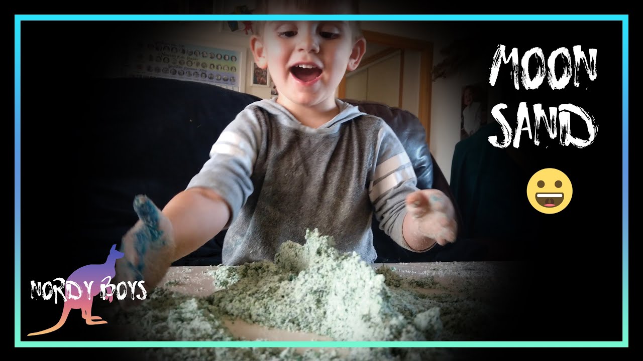 HOW TO MAKE your own MOON SAND! - DIY - YouTube