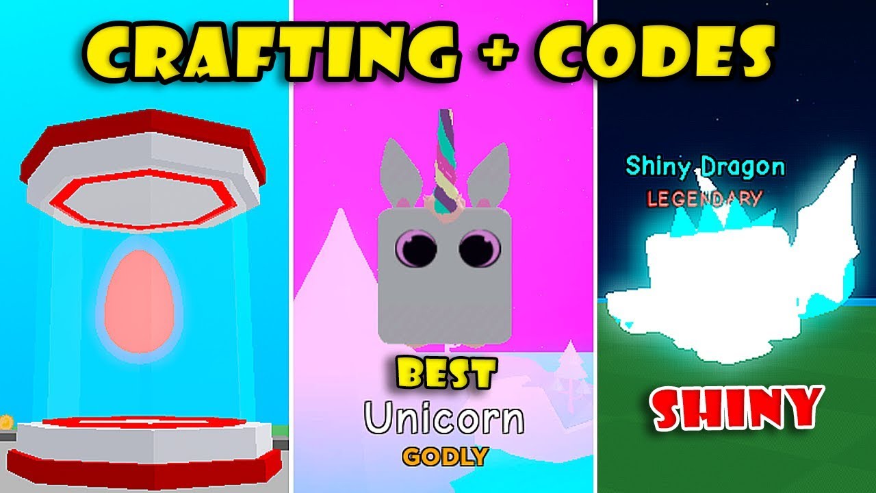 NEW CRAFTING UPDATE! NEW GODLY PET Unicorn & SHINY LEGENDARY PETS In ...