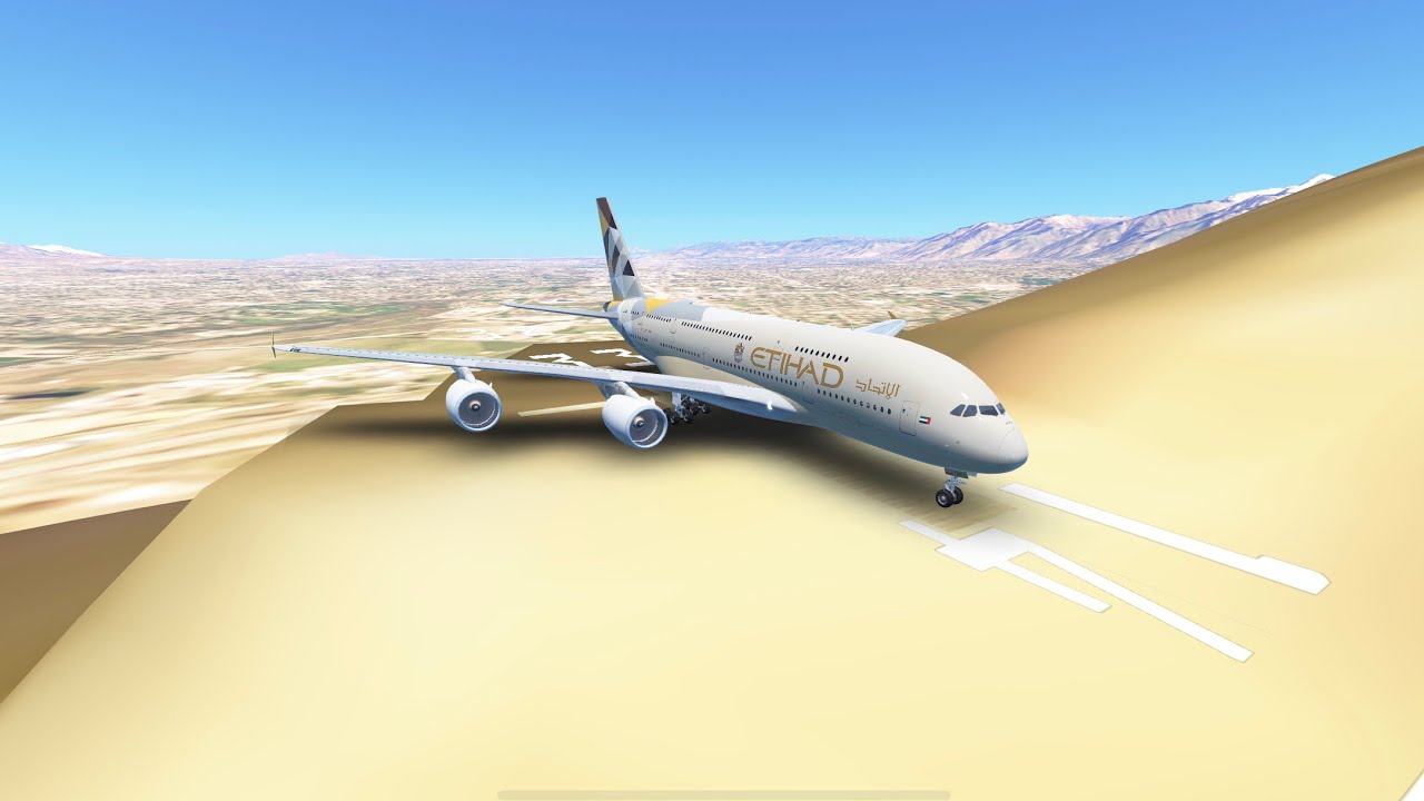 Huge Planes Landing On The Weirdest Runway - YouTube