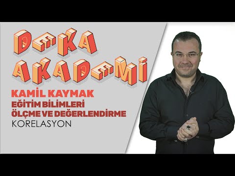 007 - Korelasyon - Kamil Kaymak